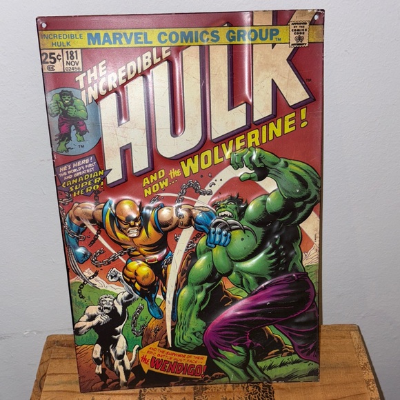 Marvel | Art | Marvel Incredible Hulk Comic Art Green Yellow Red | Poshmark
